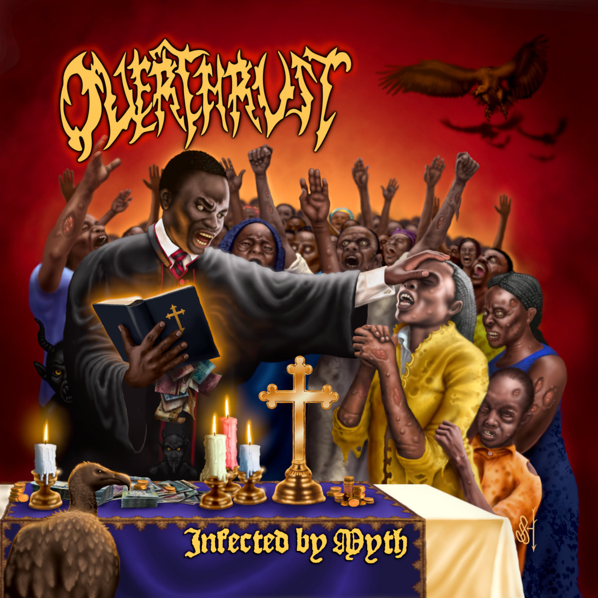 ROCK OUT WITH OVERTHRUST’S NEW ALBUM “INFECTED BY MYTH” | Biography Web